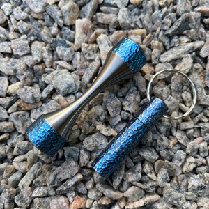 Titanium Pocket Set Stone,hammered Titanium Knuckle Roller and ...