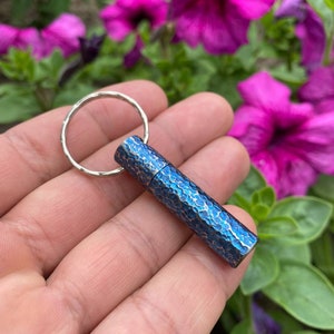 Titanium Pocket Set Stone,hammered Titanium Knuckle Roller and ...