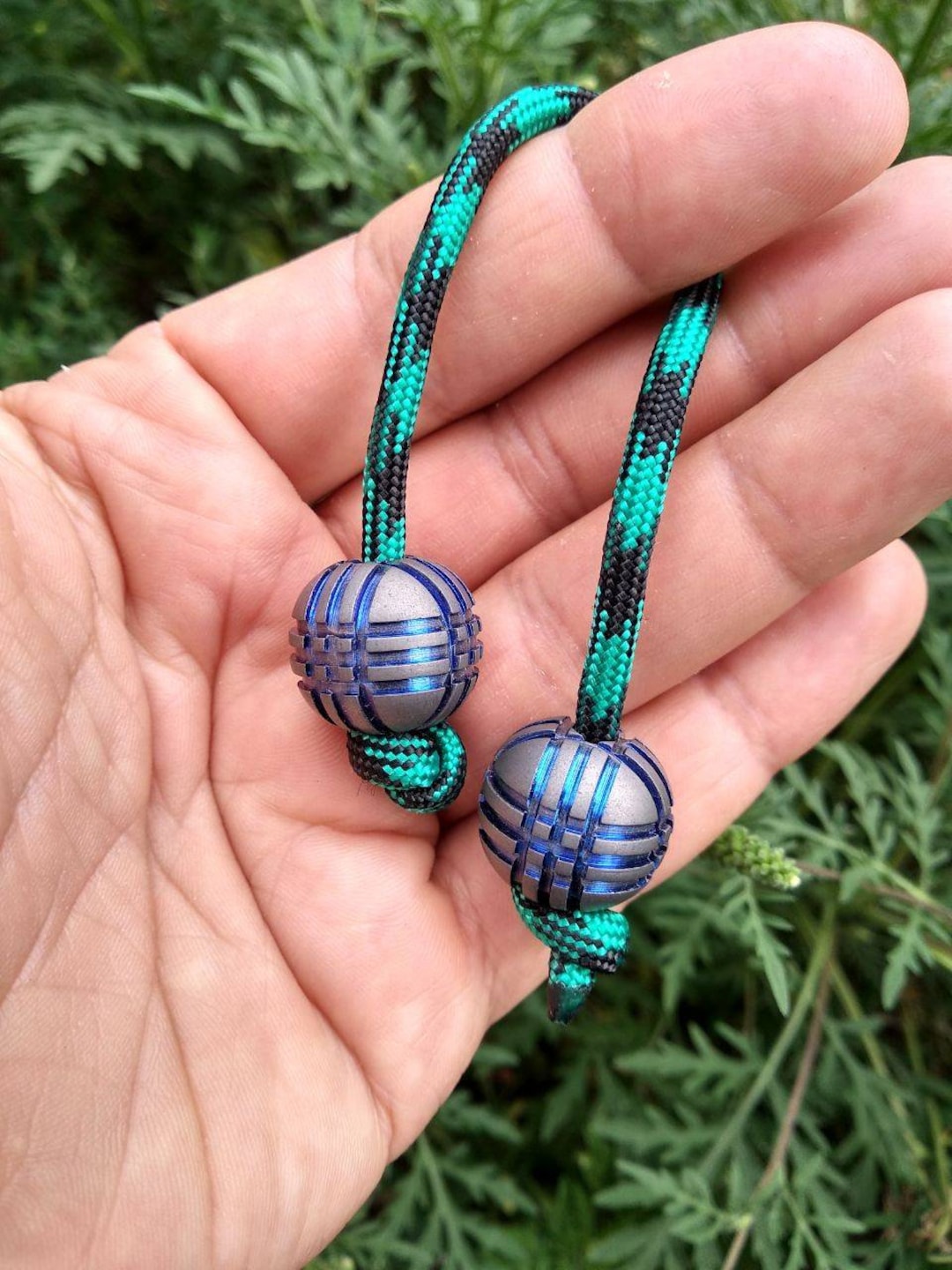 URANUS Begleri, Titanium Begleri Beads Set, Worry Beads, Skill Toy ...