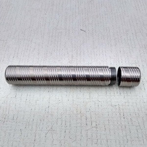 Titanium Cache, Waterproof Storage Capsule, EDC Keychain, Survival ...