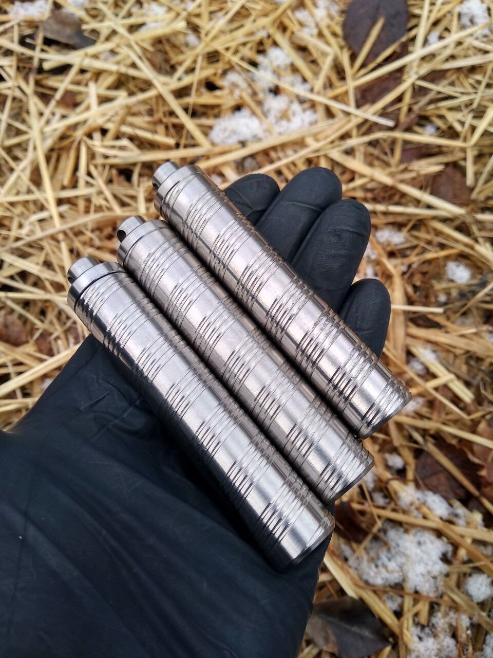 Titanium Cache, Waterproof Storage Capsule, EDC Keychain, Survival ...