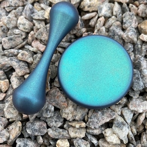 Titanium Fidget Toy Gift Set, Green Stonewashed Knuckle Roller Contact ...