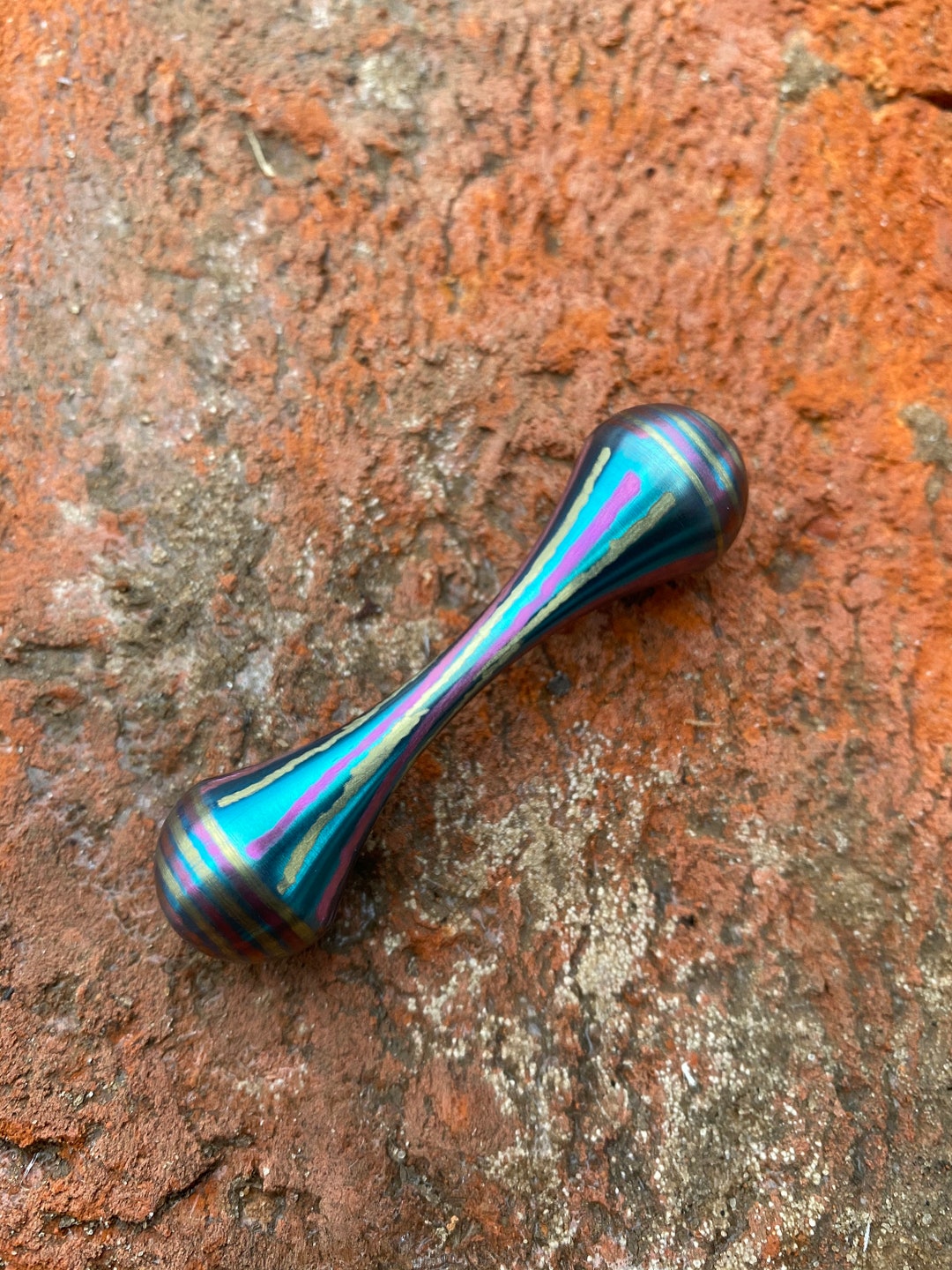 Titanium Knuckle Roller, Unique Colors Combination, Skill Toy, Fidget ...