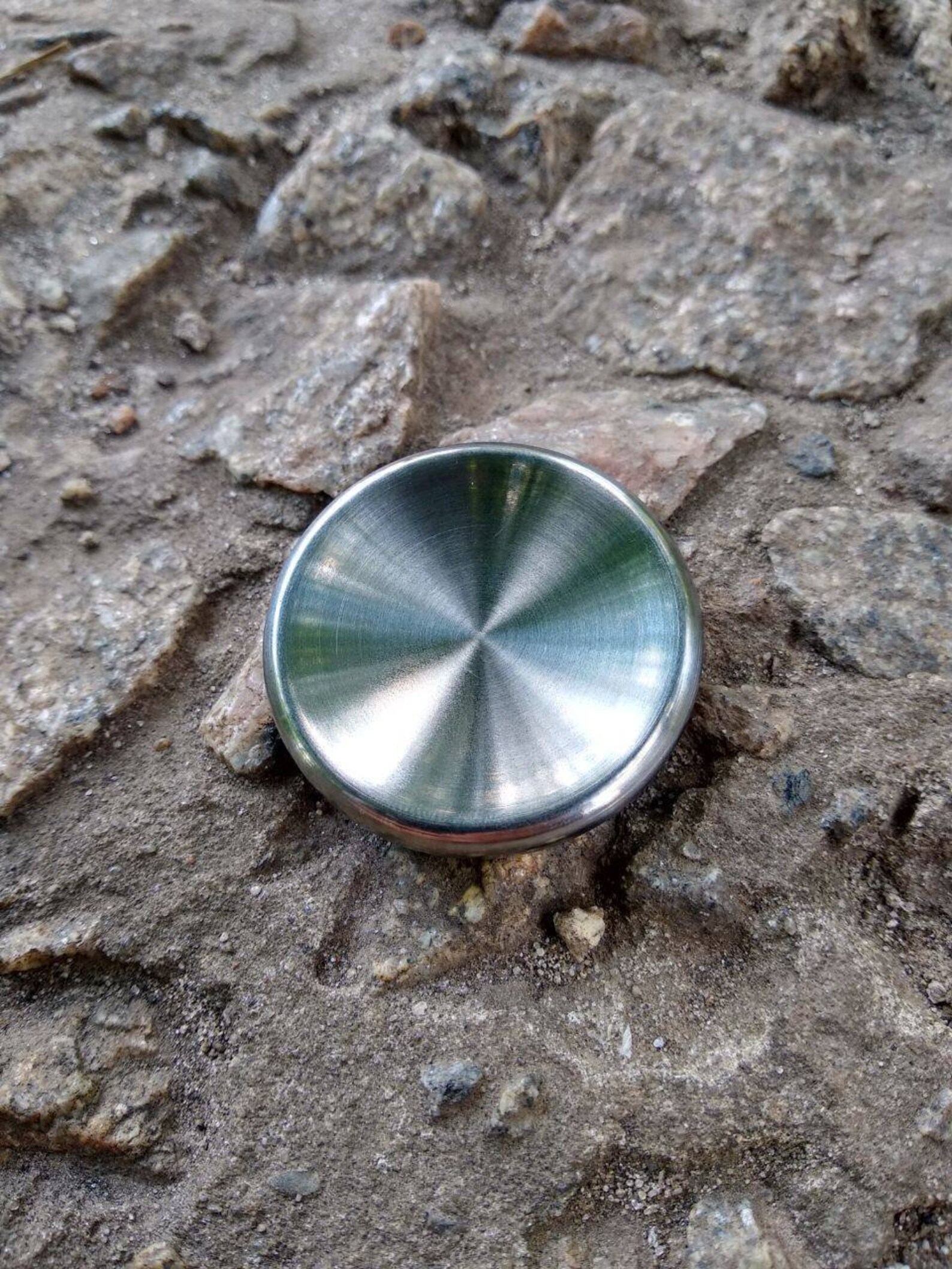 Titanium Contact Coin wave Blue Skill Toy Fidget | Etsy