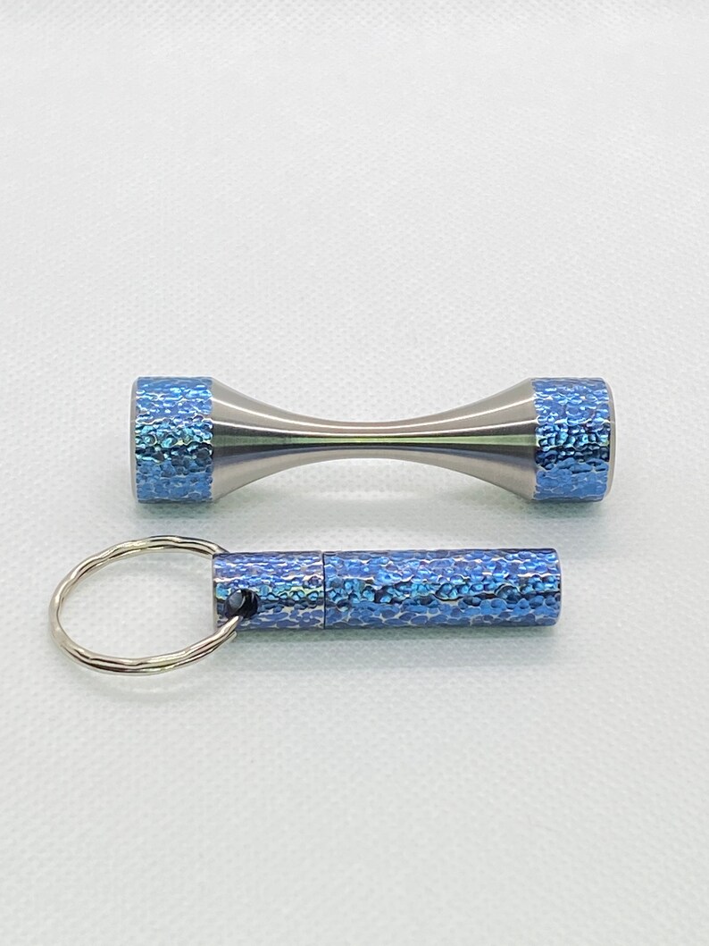 Titanium Pocket Set Stone,hammered Titanium Knuckle Roller and ...