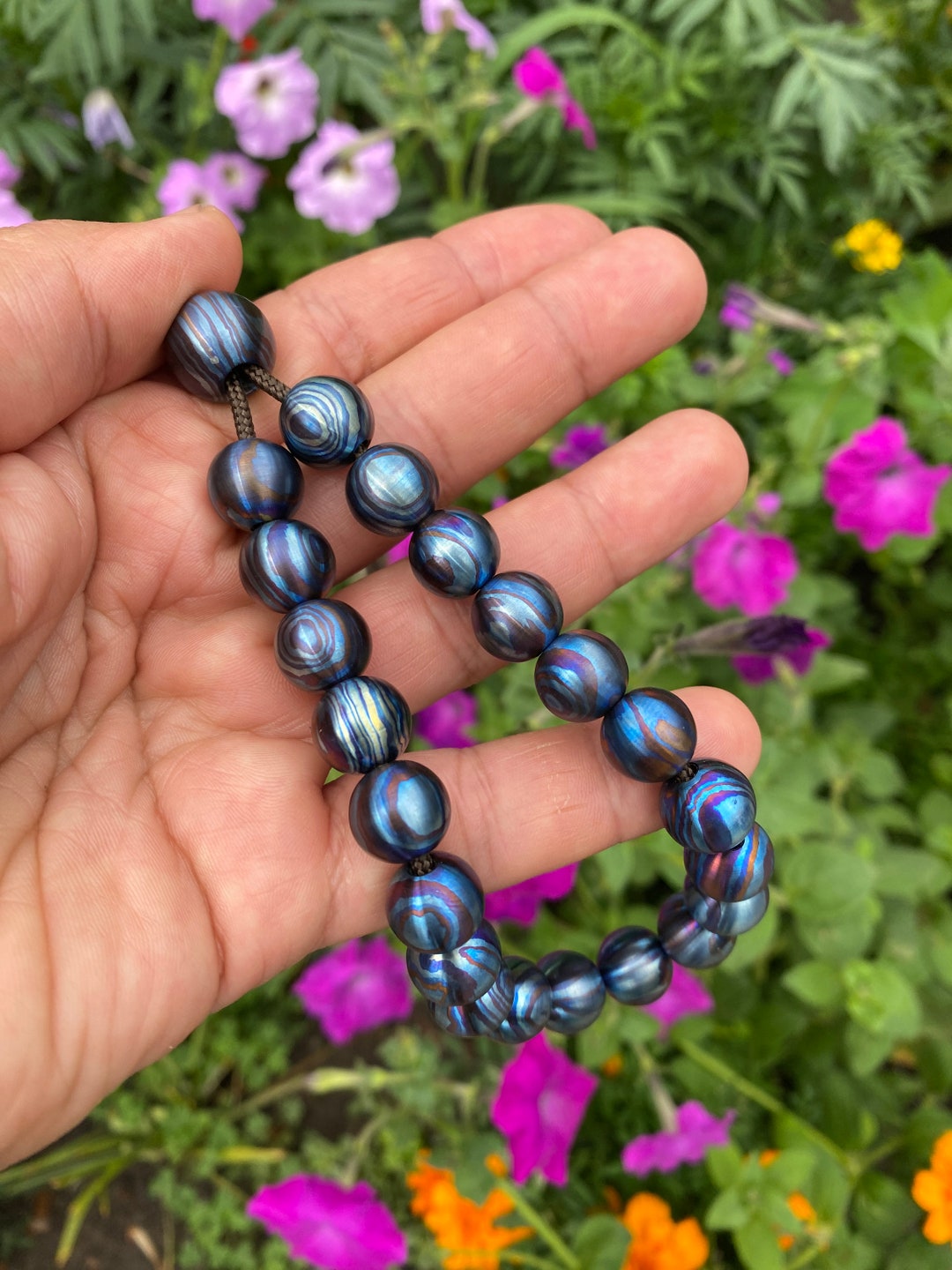 Timascus Beads, Mokuti Skill Toy, Fidget Toy, Antistress Toy, Gift for ...