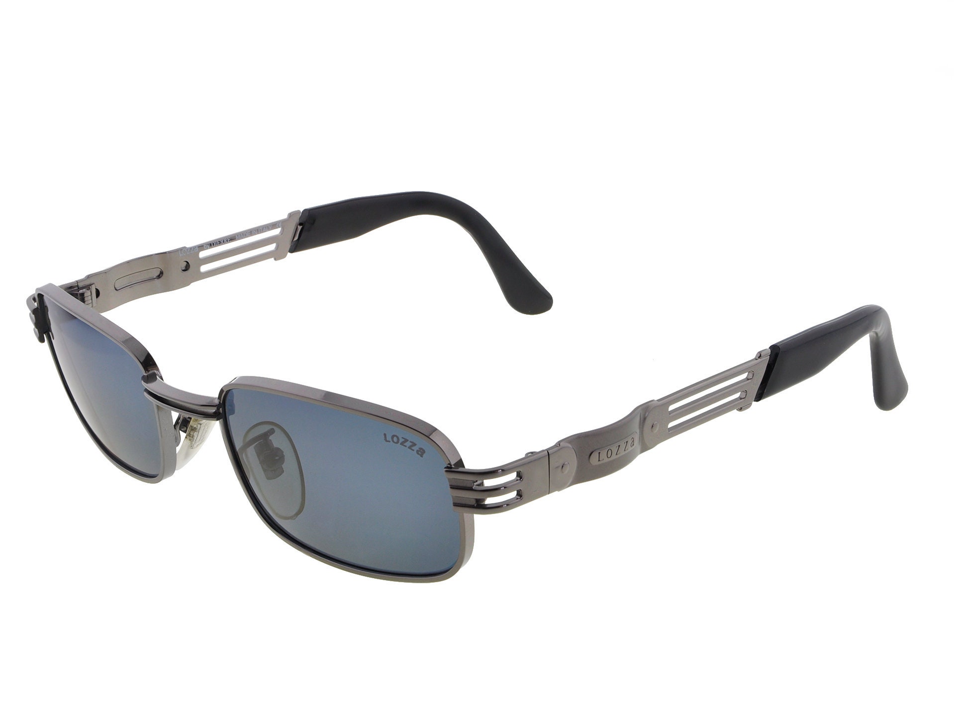 Lozza Vintage Sunglasses 80s Made in Italy. Pewter - Etsy