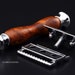 Wood Razor Amboyna Burl, Handmade Wooden Razor, Bladed Razor, Safety ...