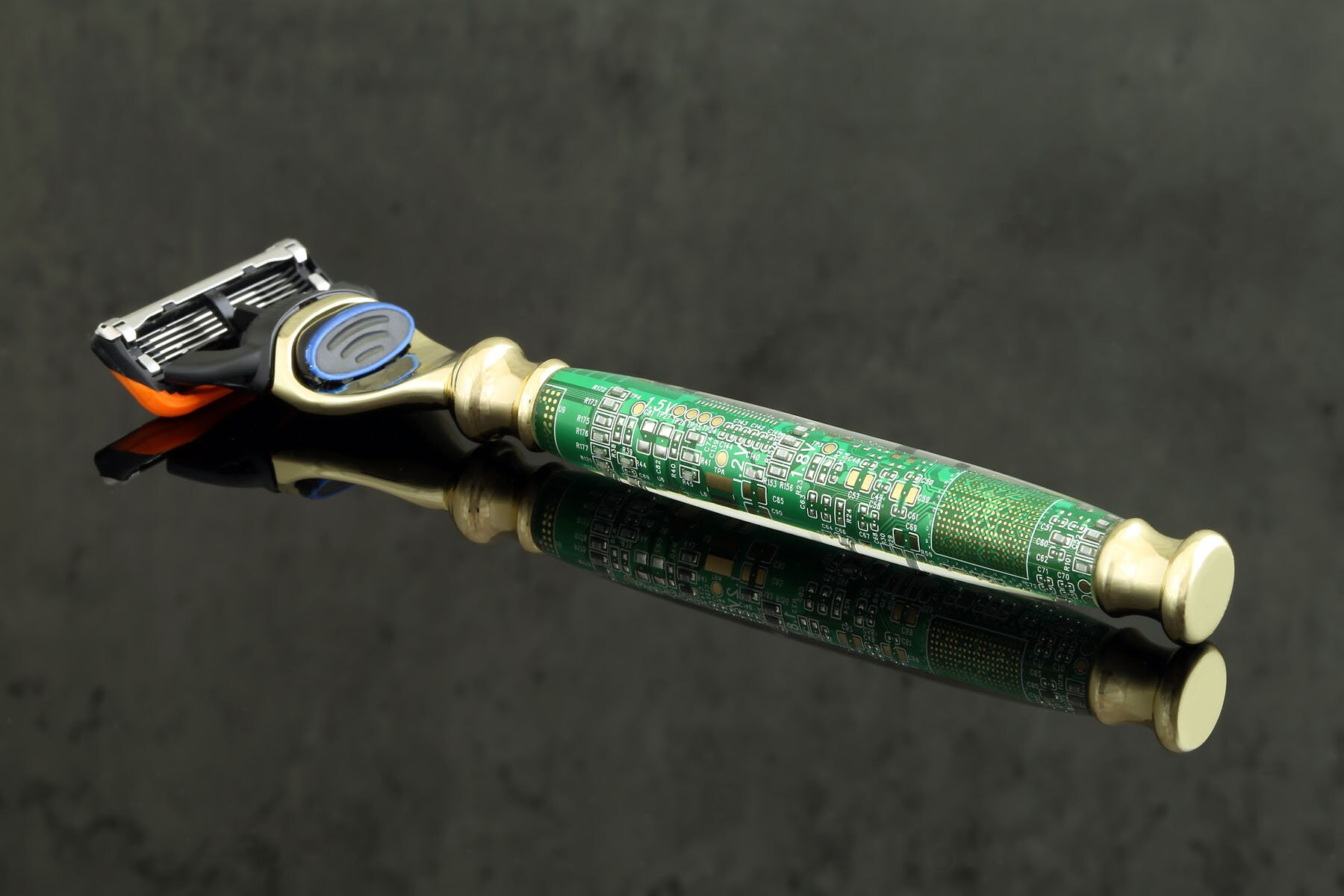 Voltaic Razor - Handmade Circuit Board Razor, Bladed Razor, Geek Gifts ...