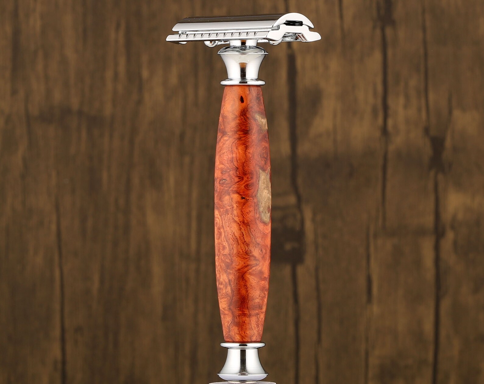 Wood Razor Amboyna Burl, Handmade Wooden Razor, Bladed Razor, Safety ...