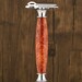 Wood Razor Amboyna Burl, Handmade Wooden Razor, Bladed Razor, Safety ...