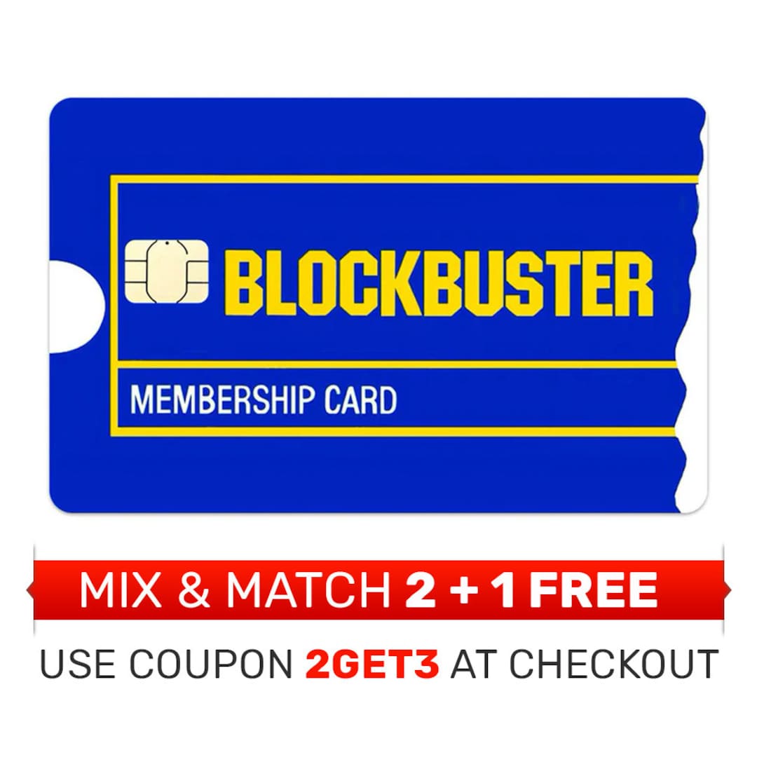 Blockbuster Membership Card Credit Card Skin - Etsy