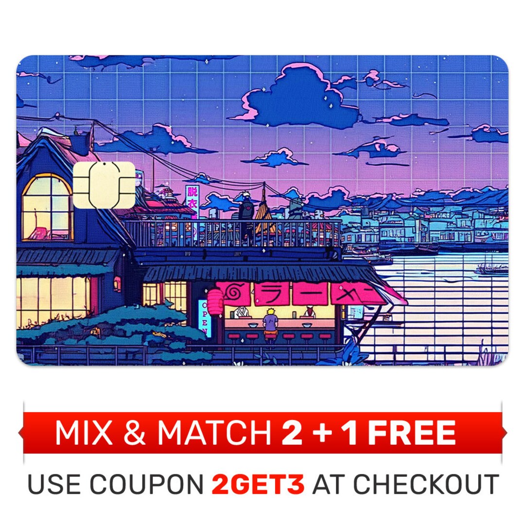 Konohagakure Anime Credit Card Skin, Sticker, Cover, Debit Card Cover ...