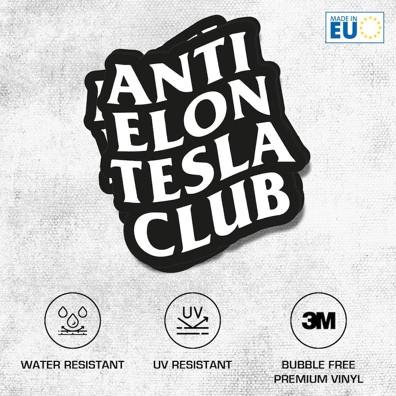 Anti Elon Musk Sticker - Etsy Australia