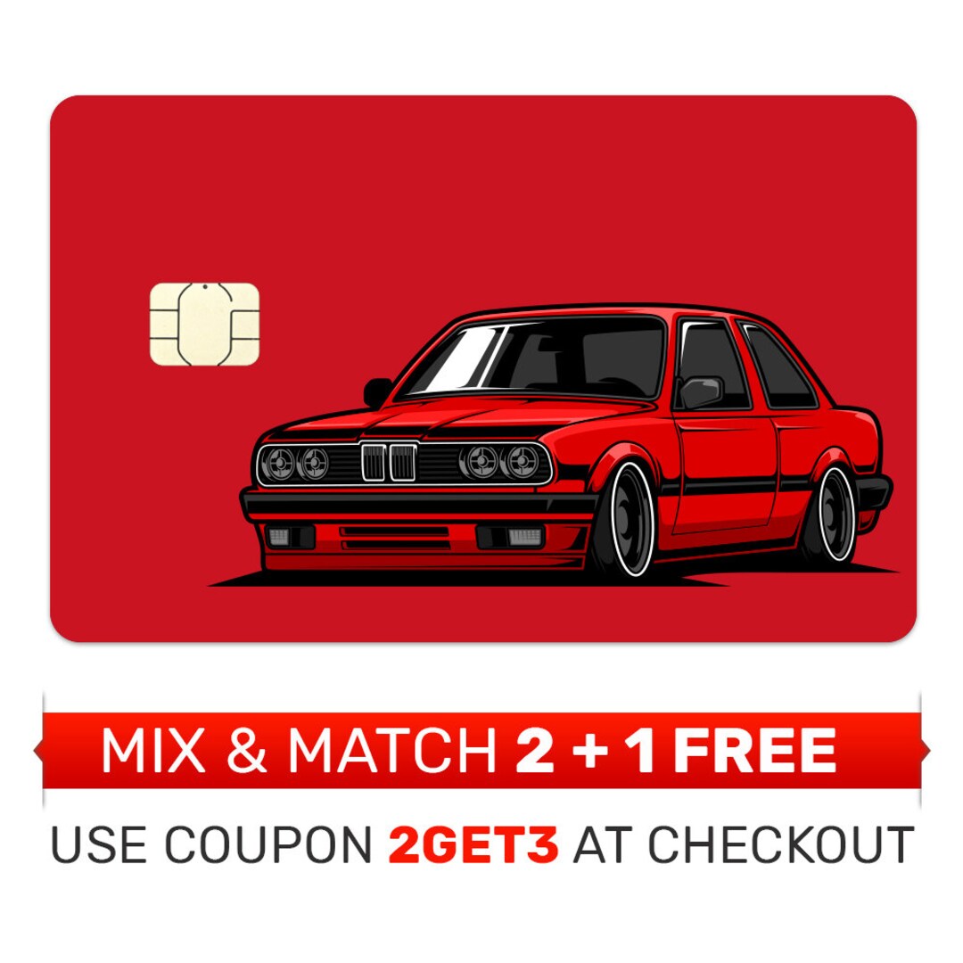 Credit Card Skin, Sticker, Decal, Cover, Debit Card Cover E30 Sports ...