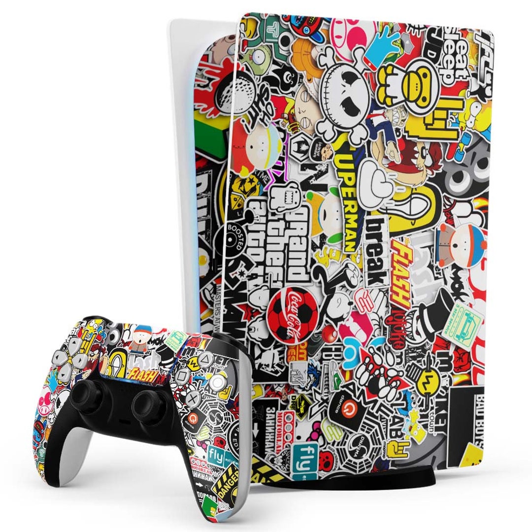 Gaming Console Skin Sticker Cover Wrap - Playstation 5 (PS5 ...