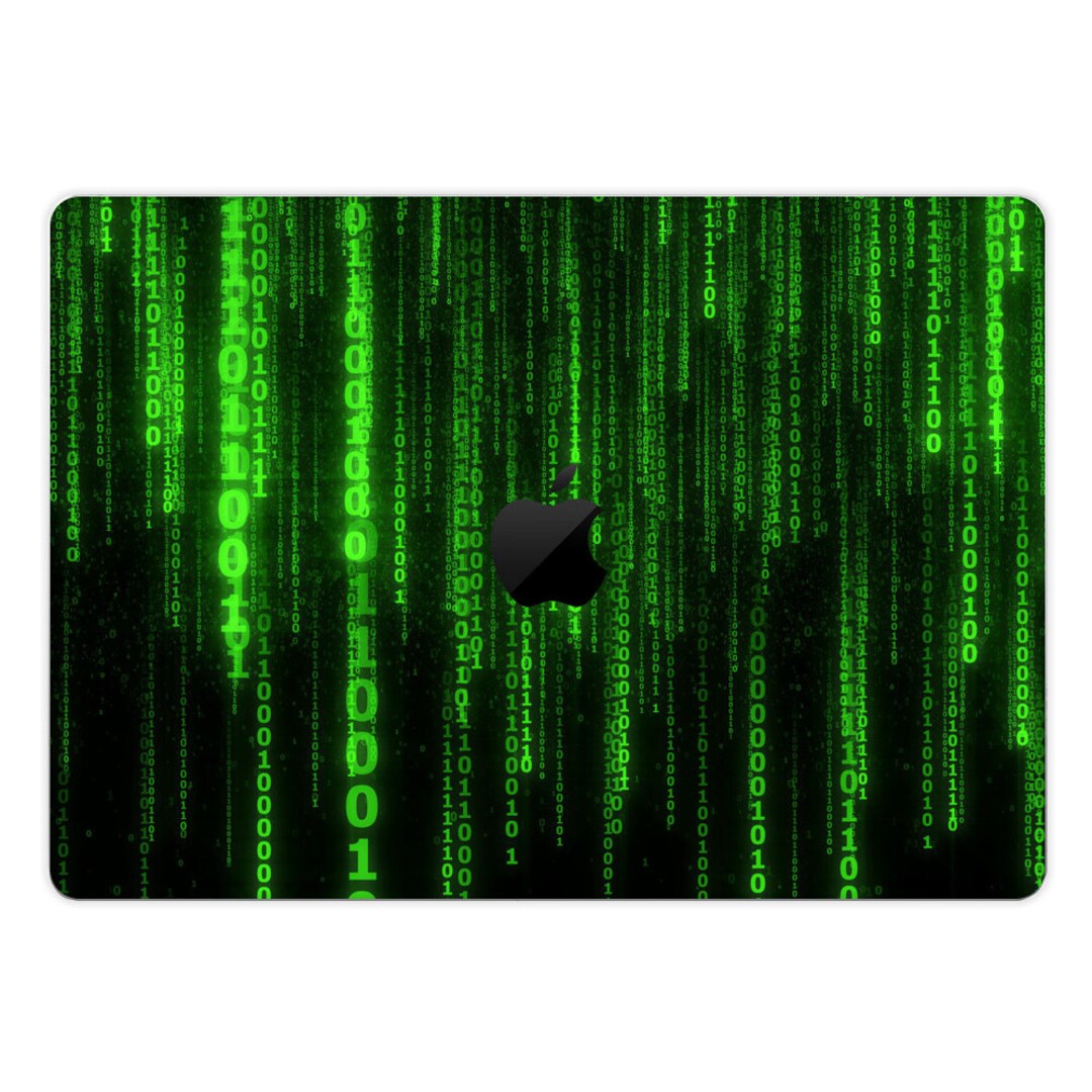MacBook Pro, Air Laptop Skin Sticker Cover Wrap - Matrix Pattern - Etsy