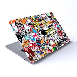 MacBook Pro, Air Laptop Skin Sticker Cover Wrap - Stickerbomb, Sticker ...