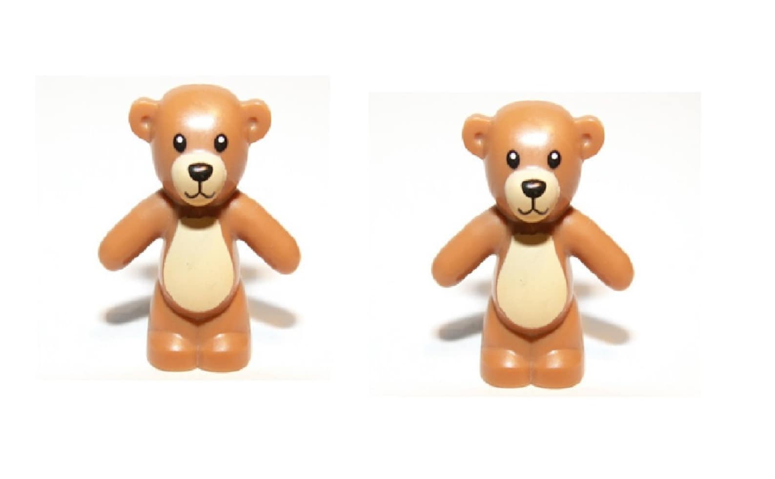 LEGO® Small Minifig Light Brown Teddy Bear 2 pieces | Etsy