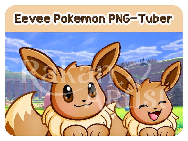 Pokemon Eevee Png-tuber for Streaming - Etsy
