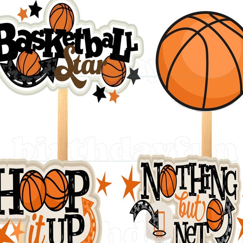 Basketball Centerpieces PRINTABLE Instant Download Basketball - Etsy