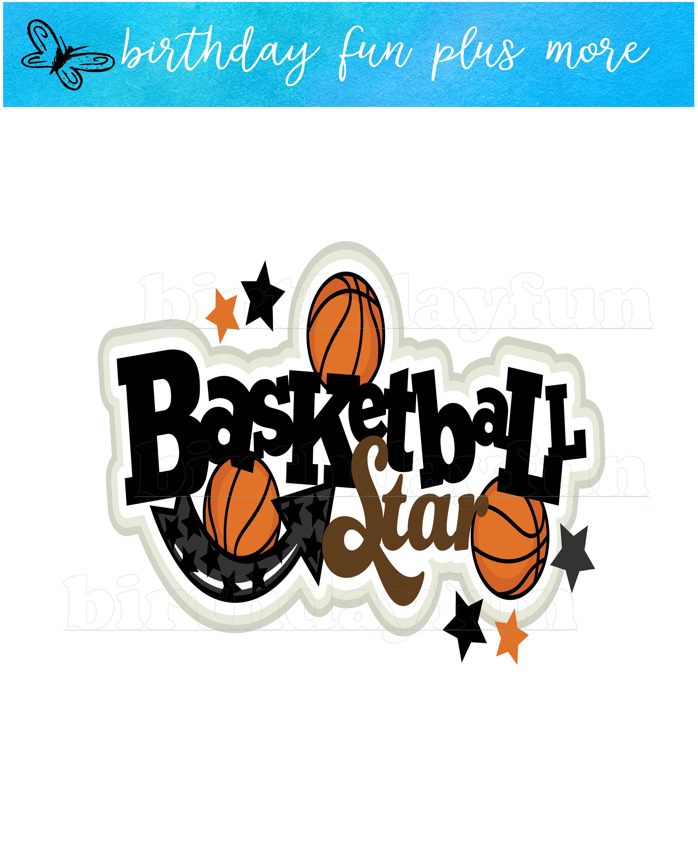 Basketball Centerpieces PRINTABLE, Instant Download Basketball ...