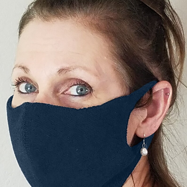 100% Machine Washable Cotton/poly Reusable Face Mask - Etsy