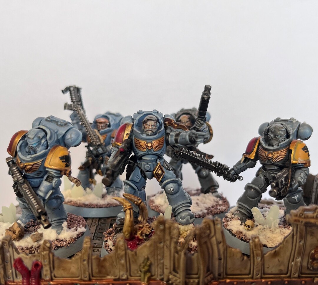 Space Wolves Heavy Intercessors, Lightly Converted Using Grey Hunters ...