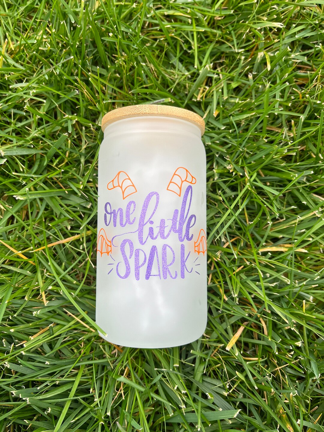 Figment Water Glass One Little Spark - Etsy