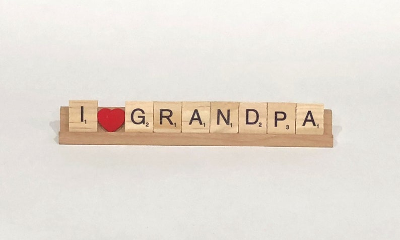 Scrabble Tile Art Scrabble Tile Holder Vintage Game Pieces | Etsy