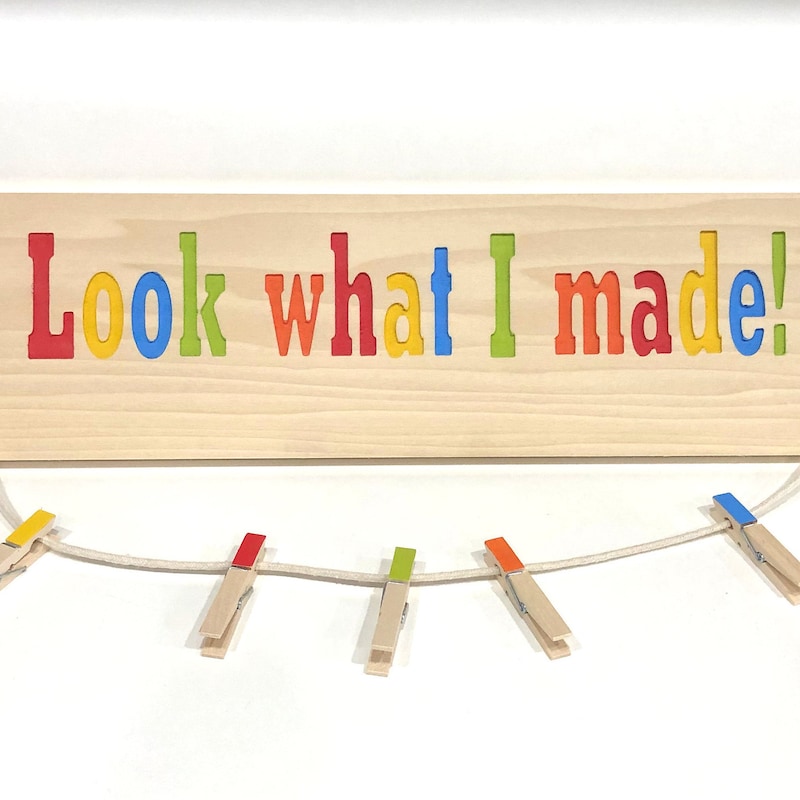Look What I Made Sign - Etsy