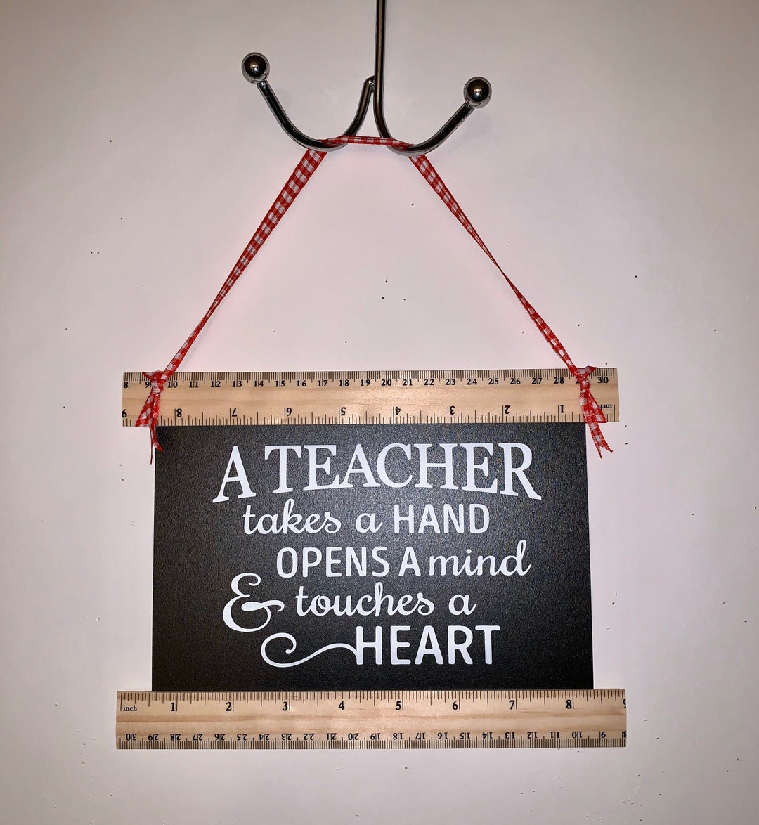Best Teacher Sign, Chalkboard Sign, Teacher Appreciation Gift, Love ...