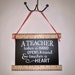 Best Teacher Sign Chalkboard Sign Teacher Appreciation Gift - Etsy
