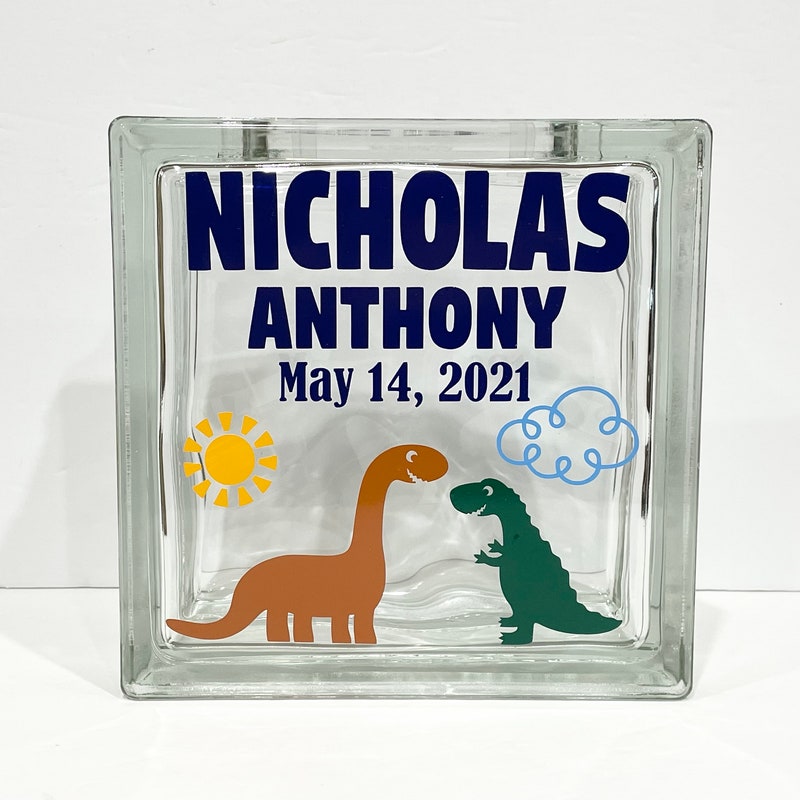 Glass Block Piggy Bank - Etsy