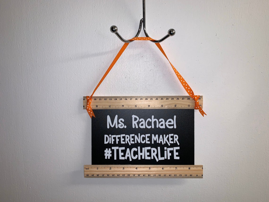 Best Teacher Sign Chalkboard Sign Teacher Appreciation Gift - Etsy