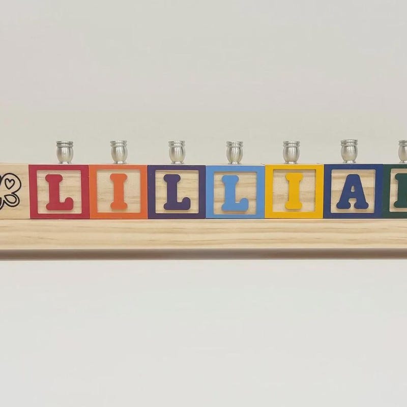 Blocks Kids Name - Etsy