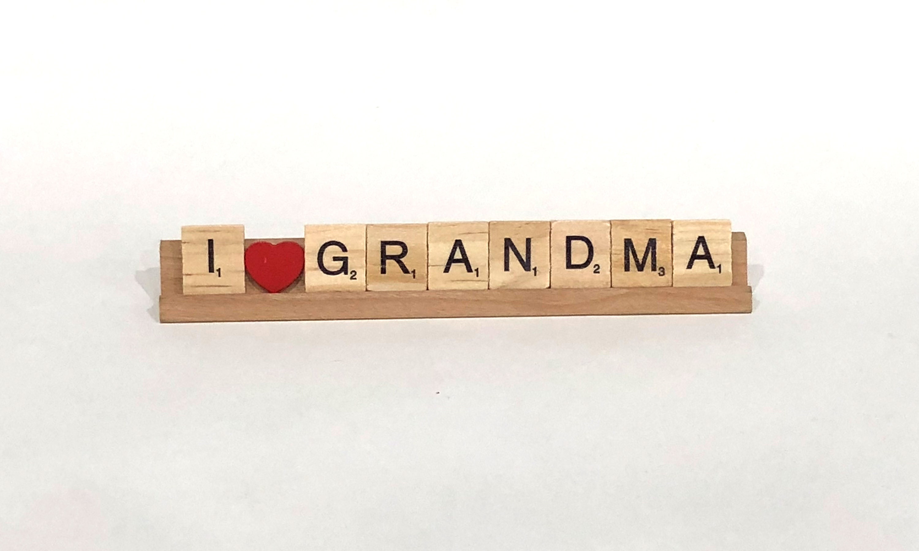 Scrabble Tile Art Scrabble Tile Holder Vintage Game Pieces | Etsy