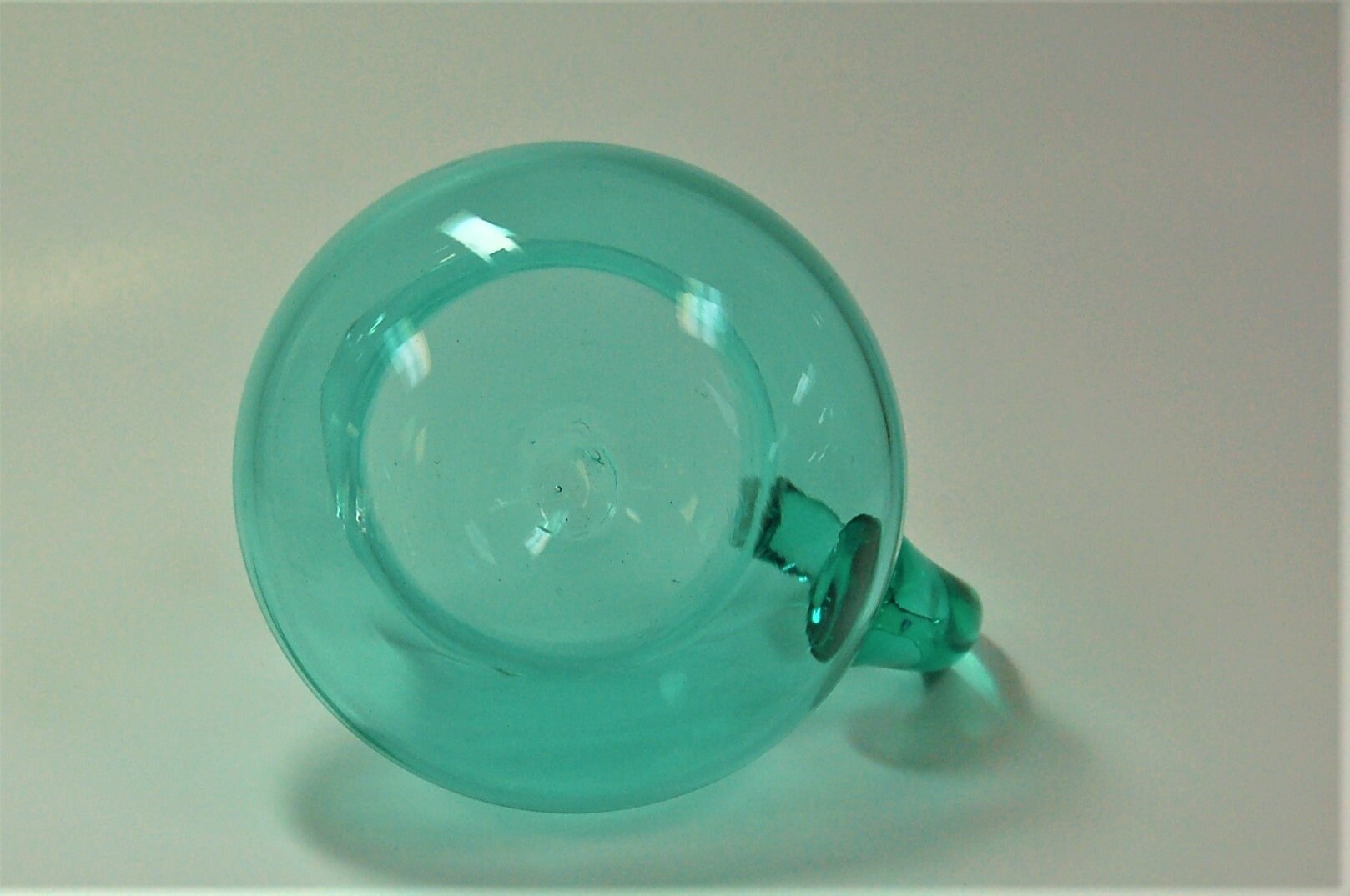 Blenko Glass 637S pitcher in sea green