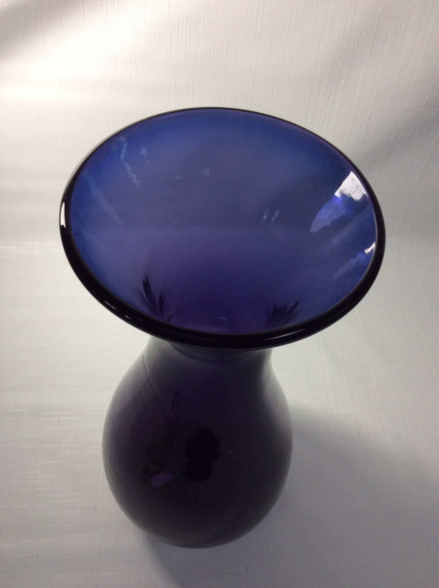 Blenko Glass 9813 vase. Violet purple