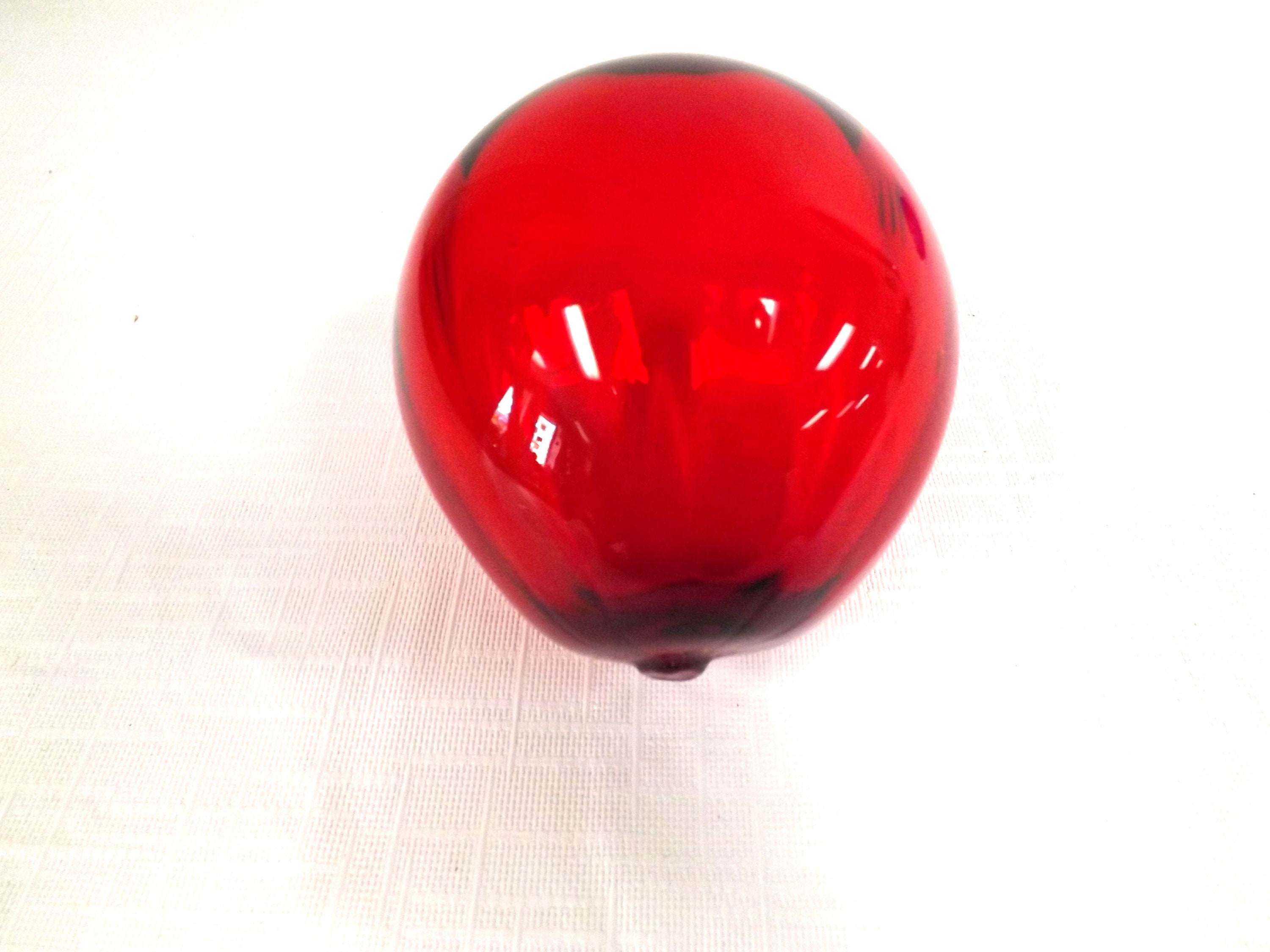 Blenko Glass Bubbles, Balls, Floats Cobalt, Ruby, Kiwi