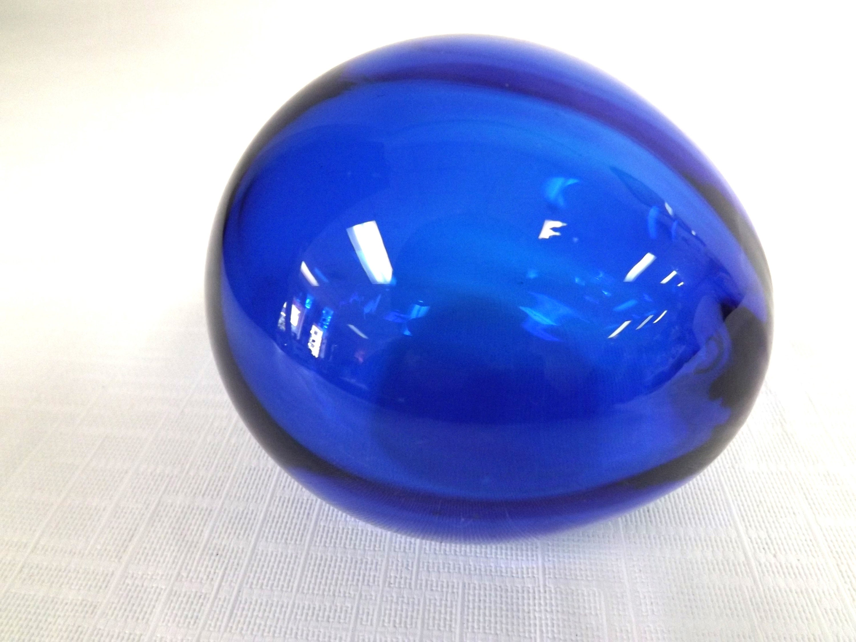 Blenko Glass Bubbles, Balls, Floats Cobalt, Ruby, Kiwi