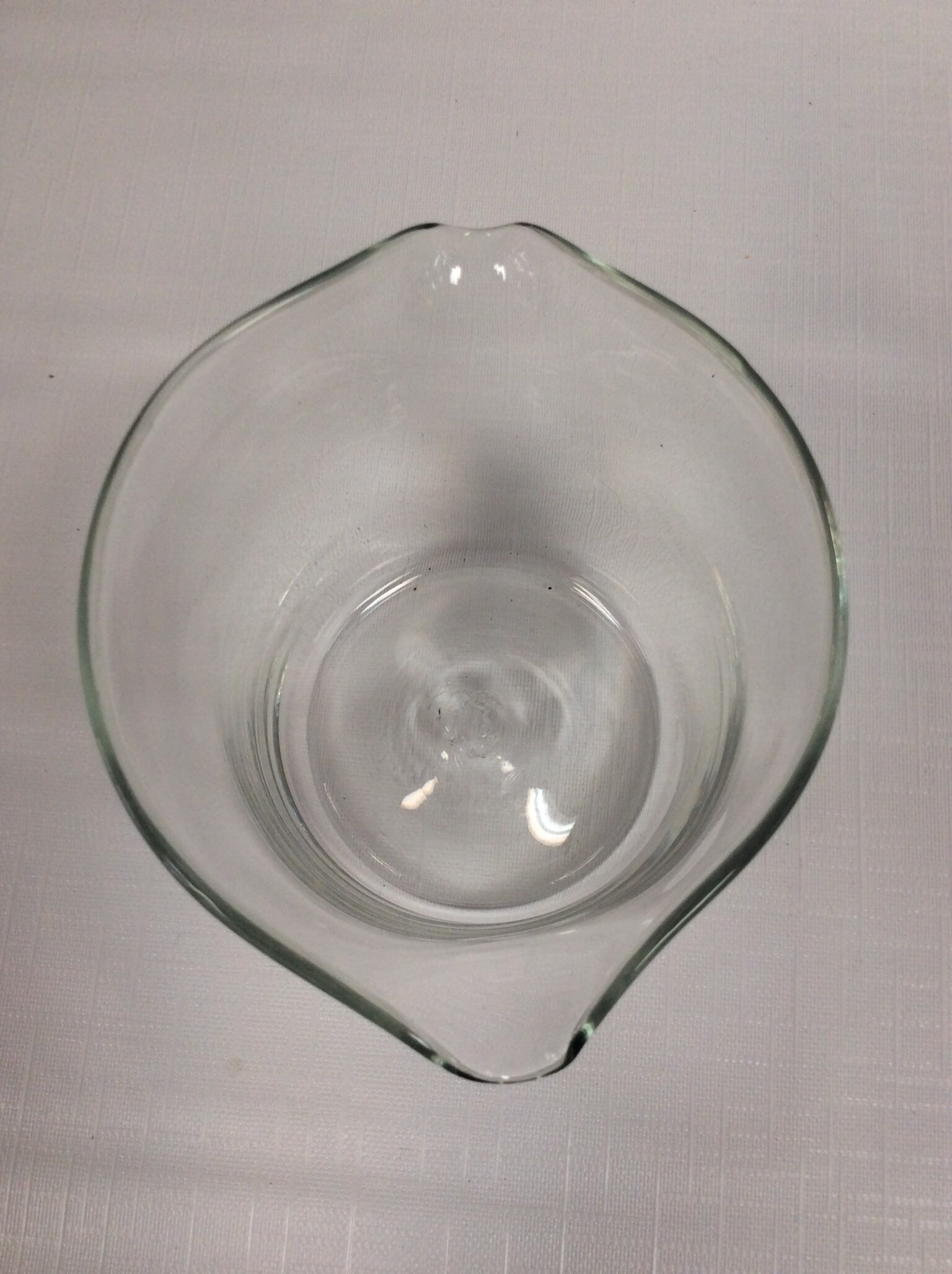 Blenko Williamsburg glass wine rinser CW7, crystal, hand blown