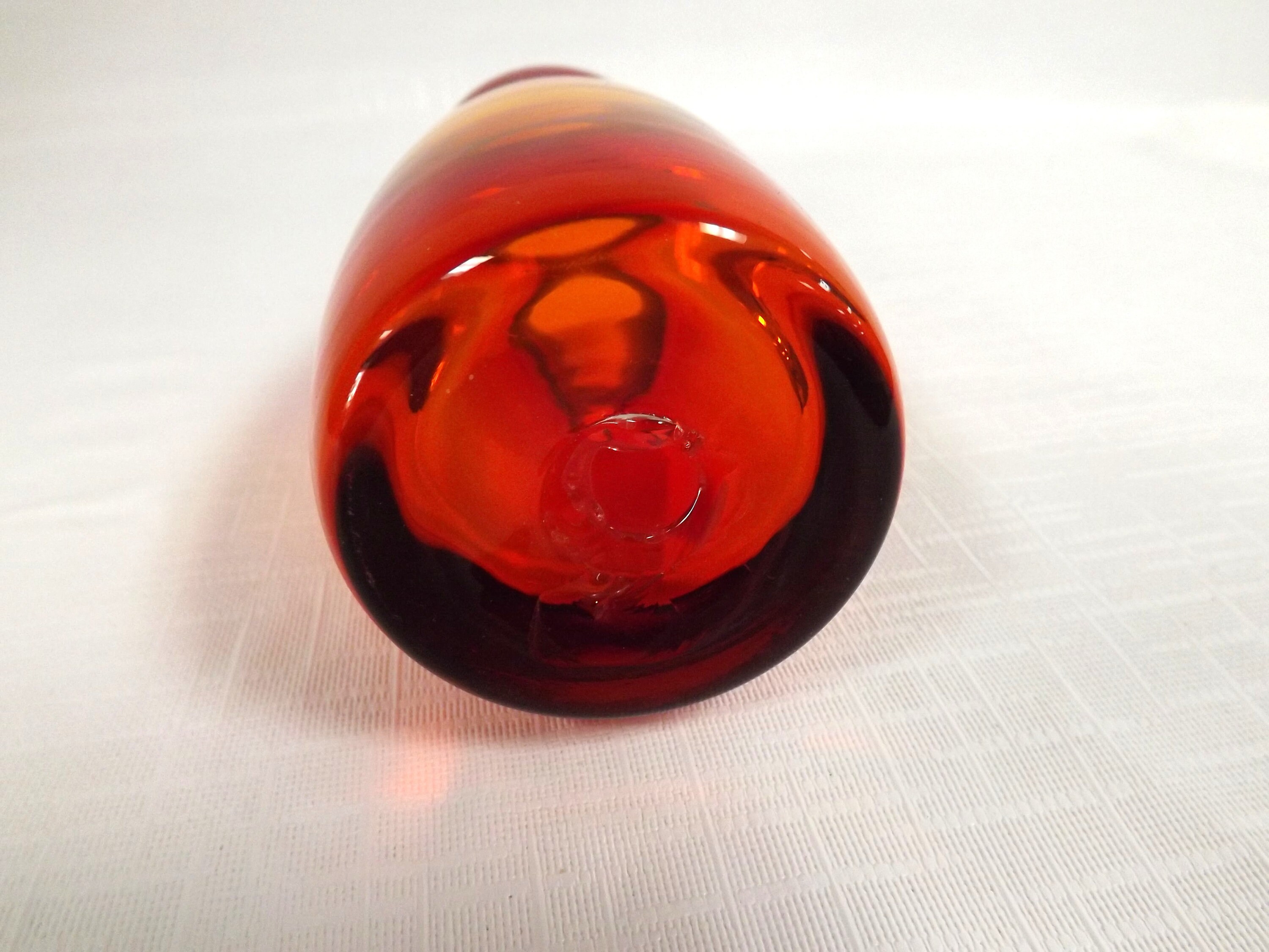 Blenko Glass Tangerine Vase #737 Vase John Nickerson Design