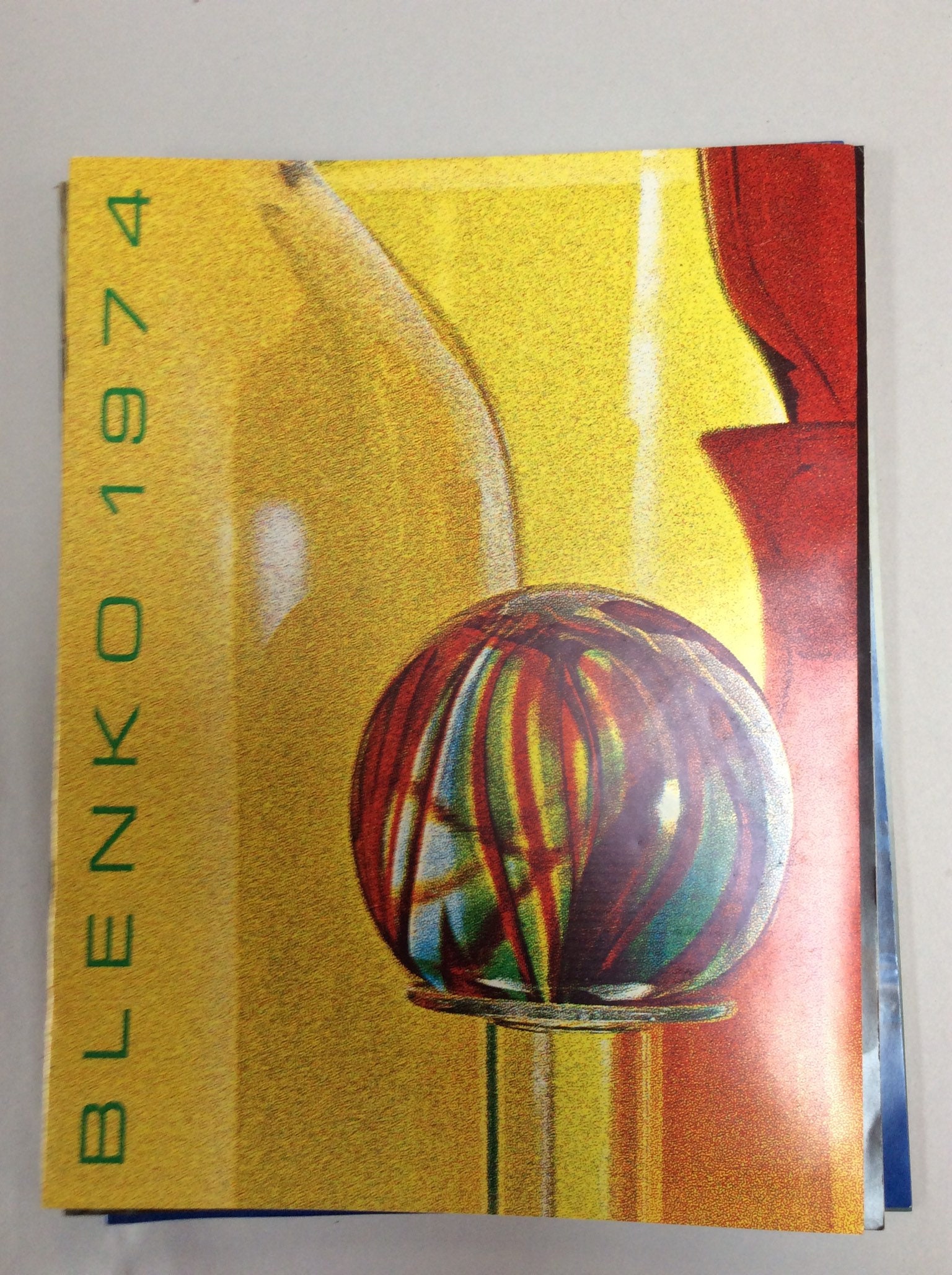 Lot of six original Blenko catalogs. 1974,1975,1977,1979,1980,1984 ...