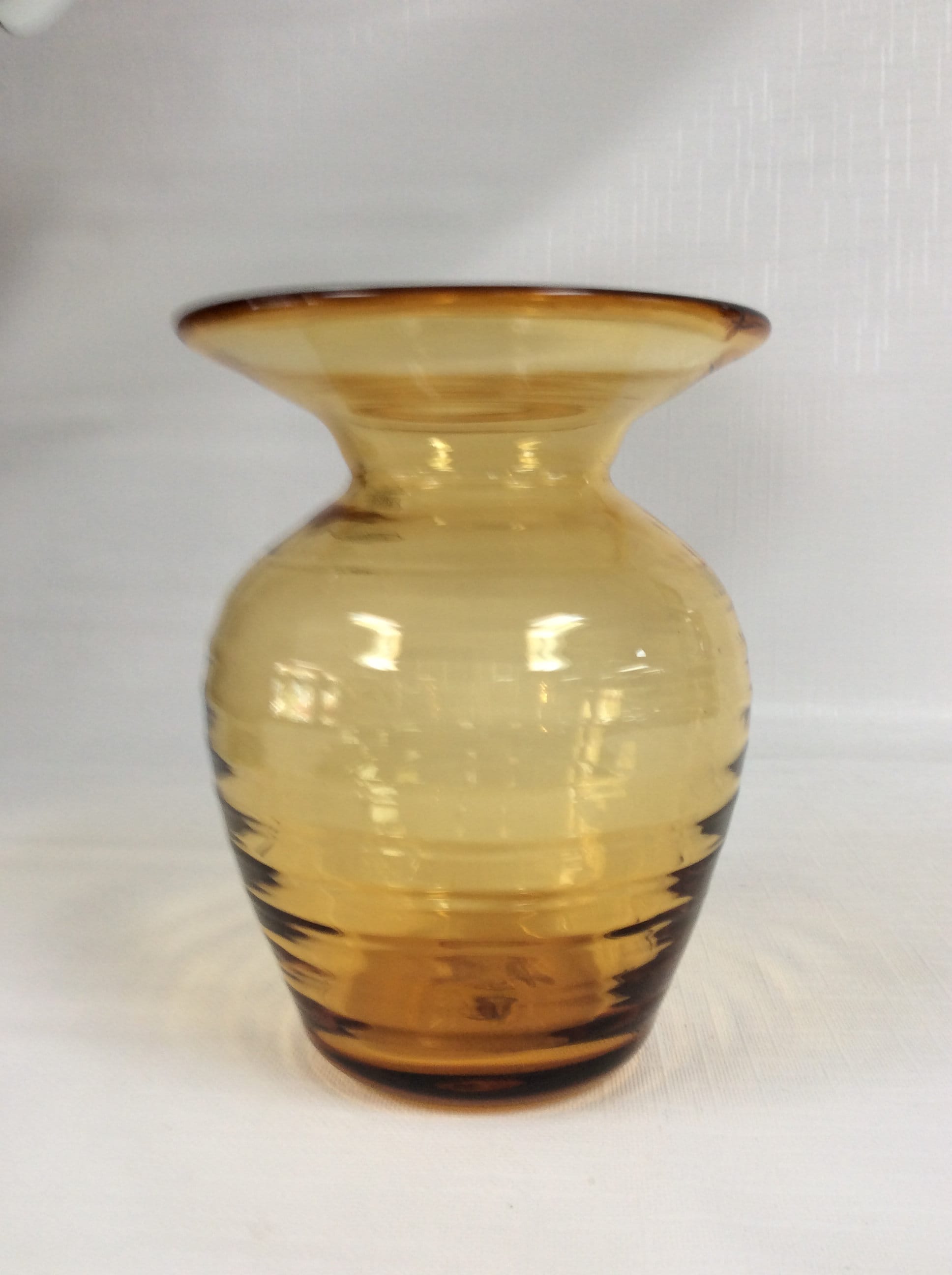 Blenko Glass hand blown vase from 2013 Festival of Glass, limited edition