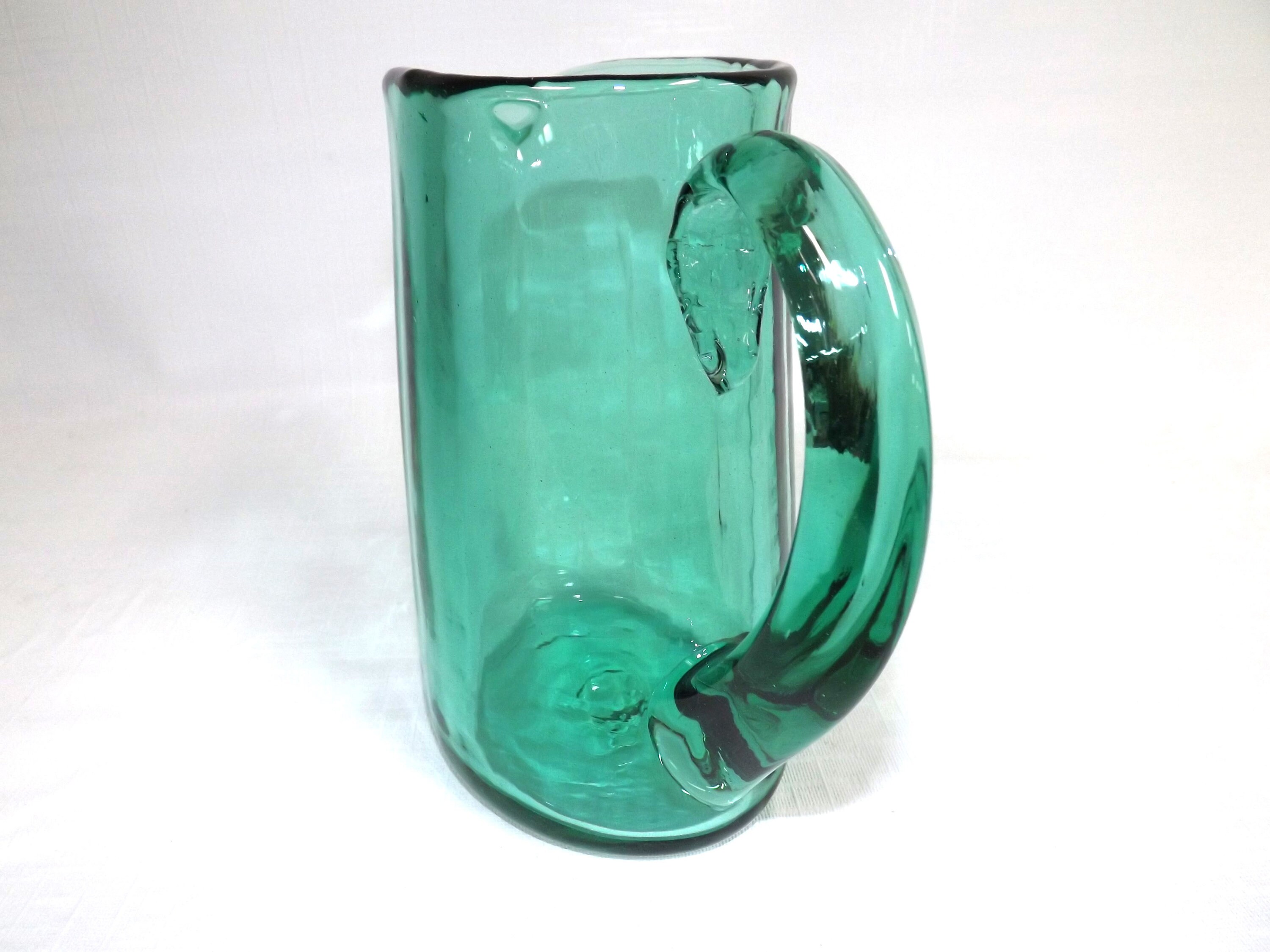 Blenko Glass Sea Green #6118 Pitcher Wayne Husted