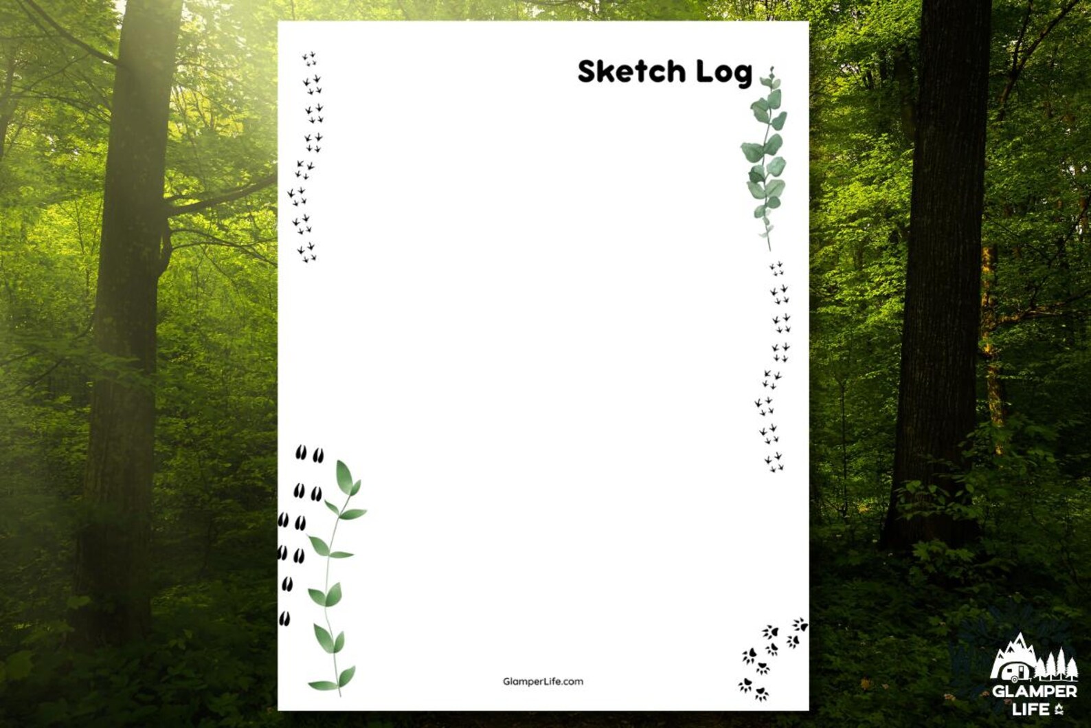 Nature Observation Log - 2-page Printable | Outdoor Exploration Journal ...