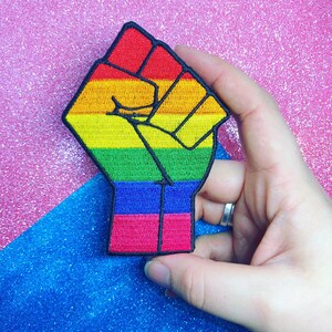 LGBTQ+ Gay Pride Iron-on Patch - Etsy