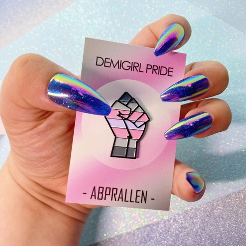 Bigender Pride Enamel Pin - Etsy