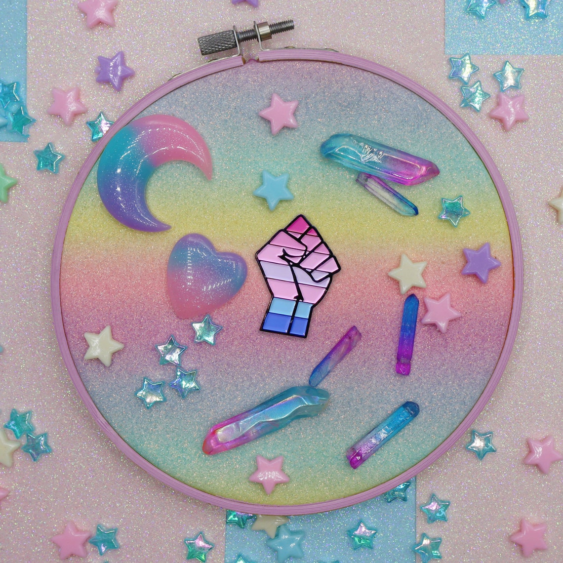 Bigender Pride Enamel Pin - Etsy UK